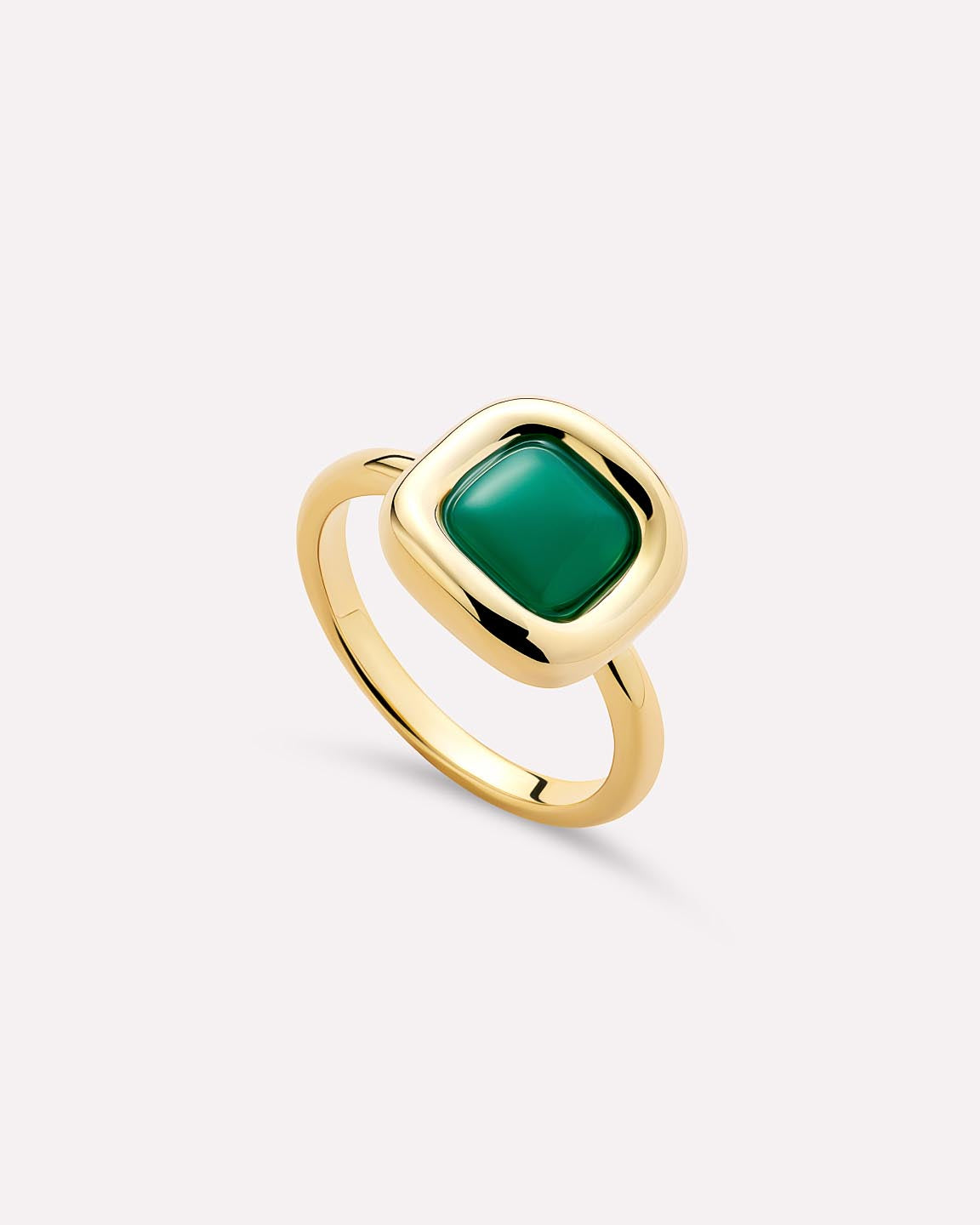 Ana Luisa Statement Ring - Clara Ring Green Onyx – Universal Standard