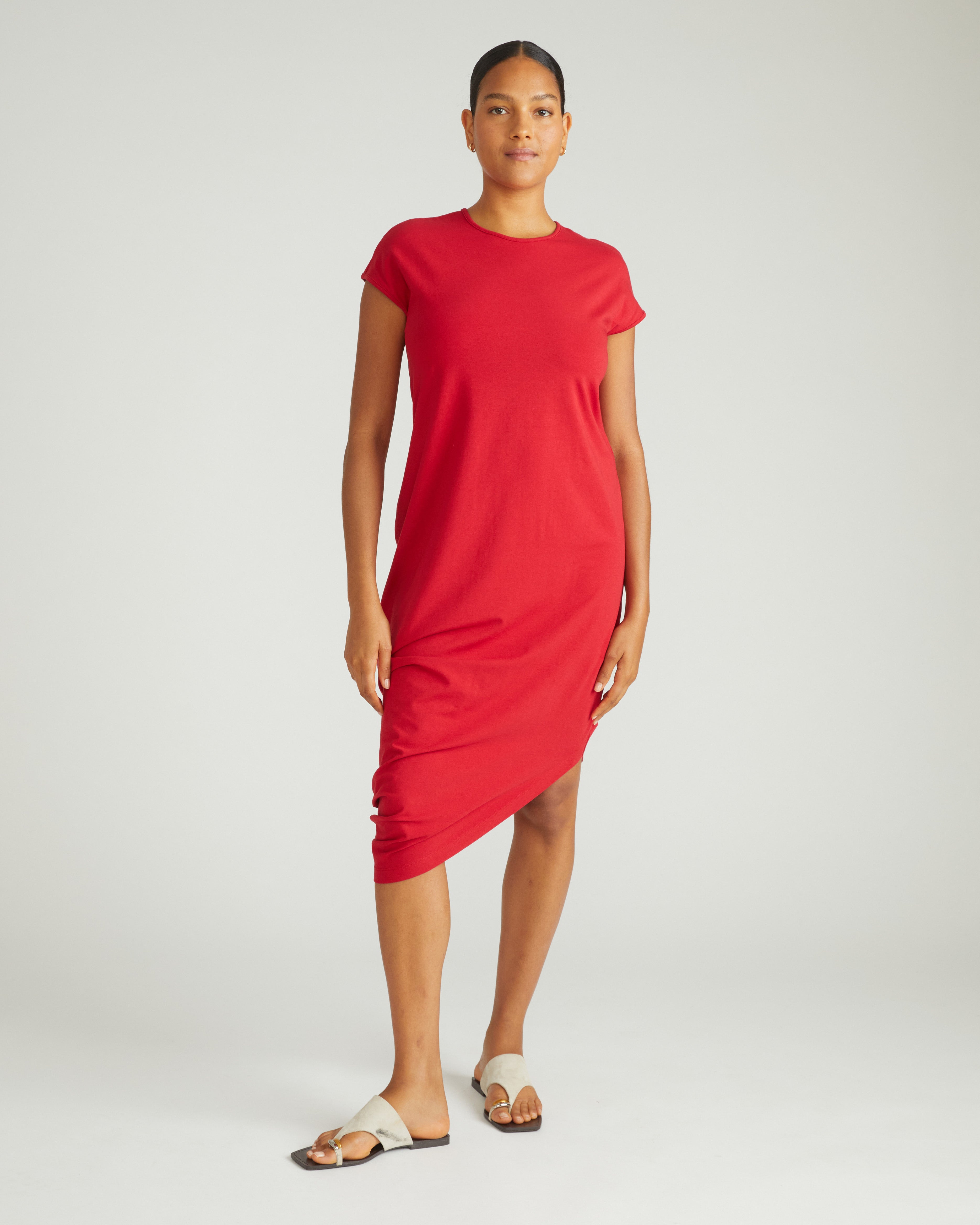 Iconic Geneva Dress - Ruby Red – Universal Standard