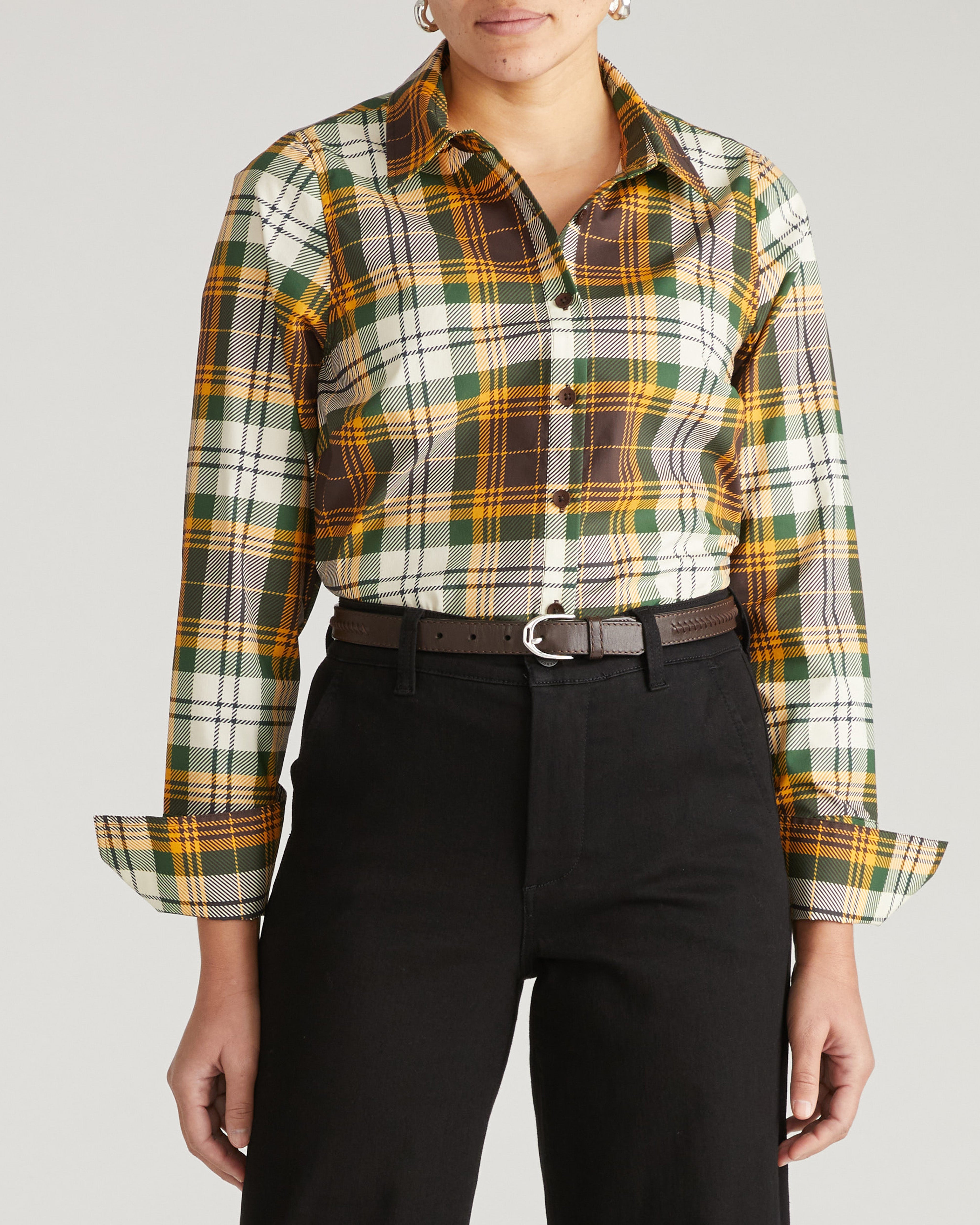 Henning x US Madison Shirt - Brown Plaid – Universal Standard