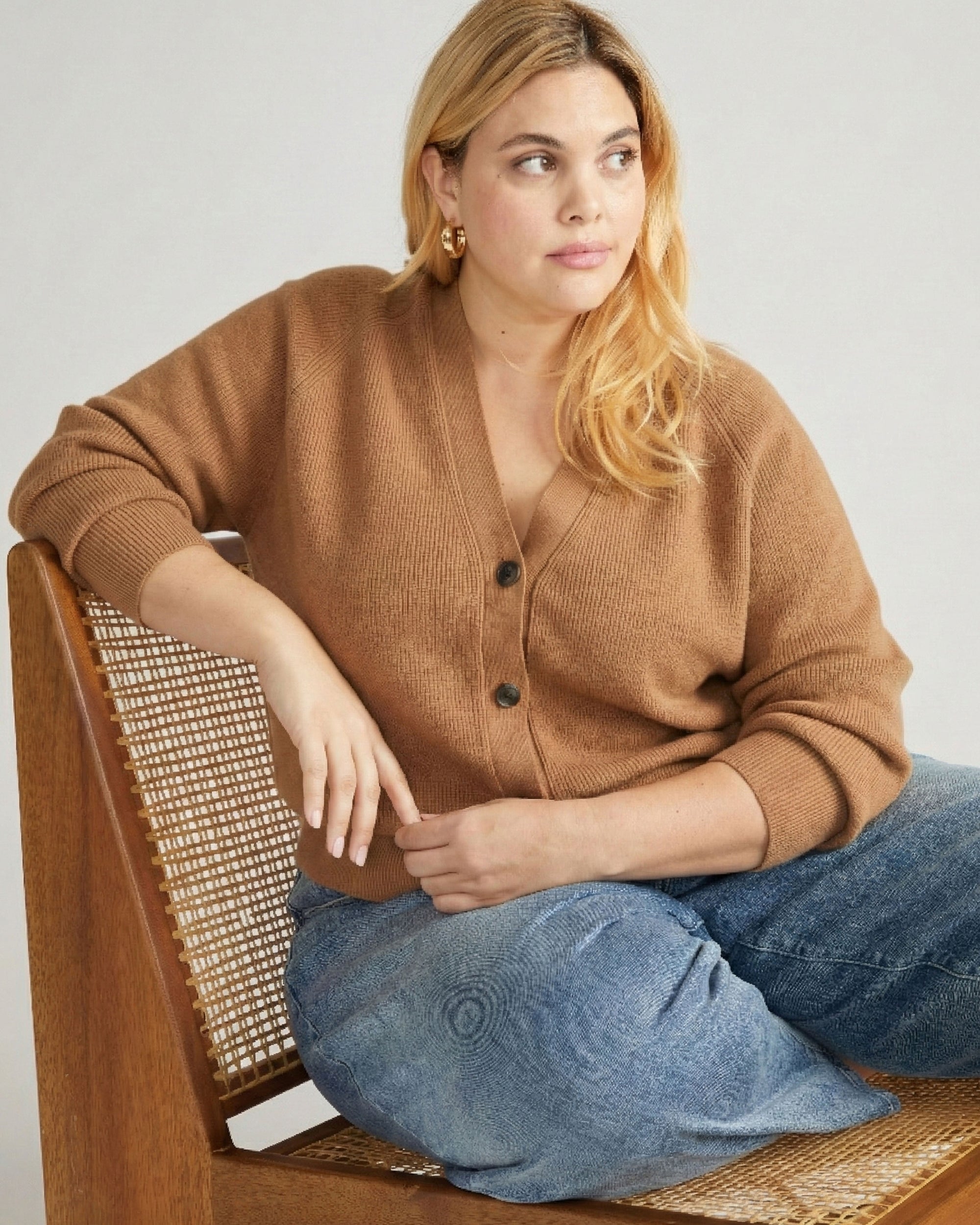 Better-Than-Wool Cardigan - Classic Camel – Universal Standard